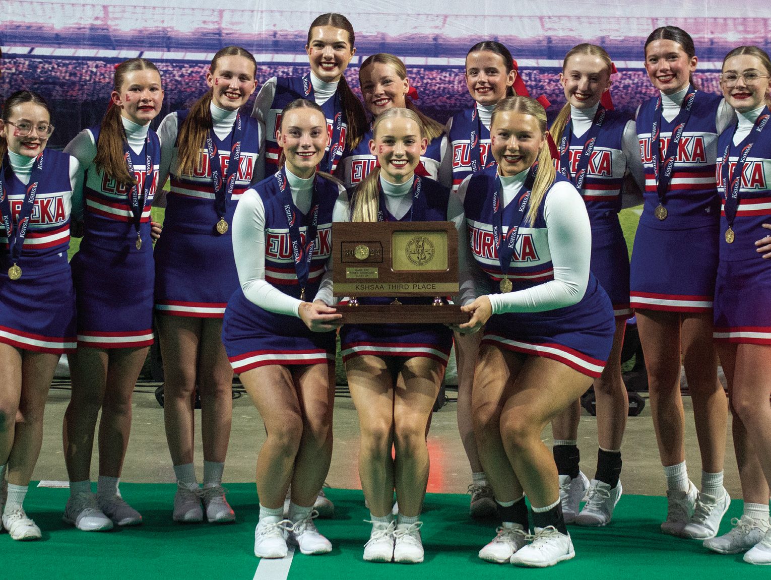 Claimed Third Place Honors At 2A State Cheer